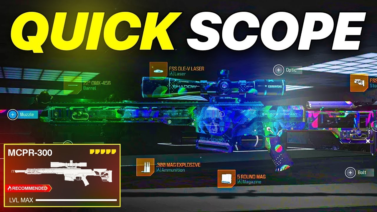😈The BEST MCPR 300 Sniper # 4 Class Setup in Modern Warfare 3 😈 MW3 ...