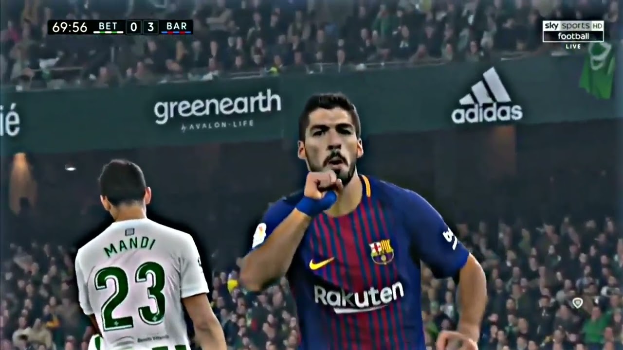 Suárez Barcelona Rare Celebration | Slow Motion Scenes | 4K UHD Suárez ...