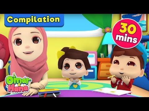 Compilation 30 MINUTES Alif Ba Ta | Nasheed for Kids | Omar & Hana