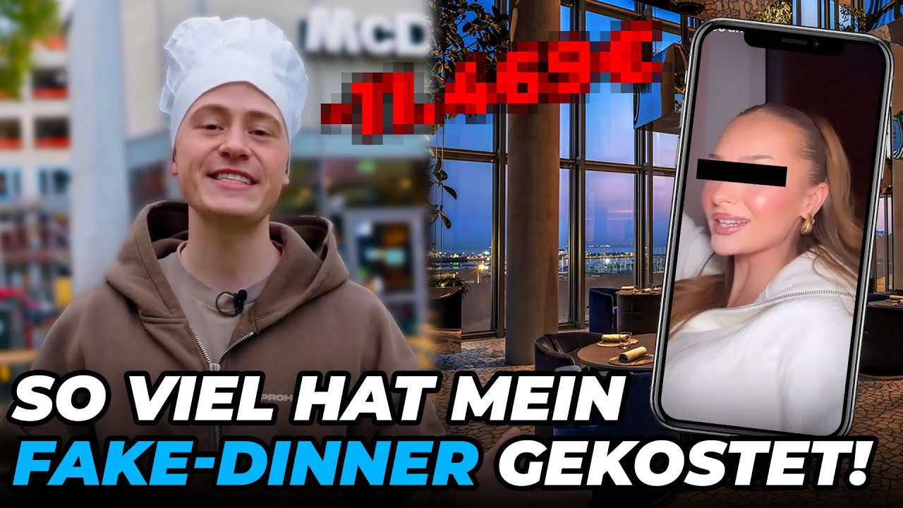 So reagieren die Influencer auf mein Fake-Dinner 😳 - YouTube