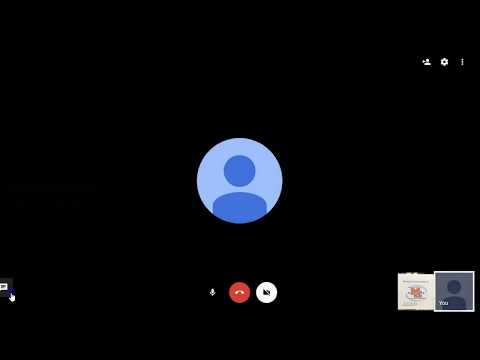 Google Hangouts: Video Call Options