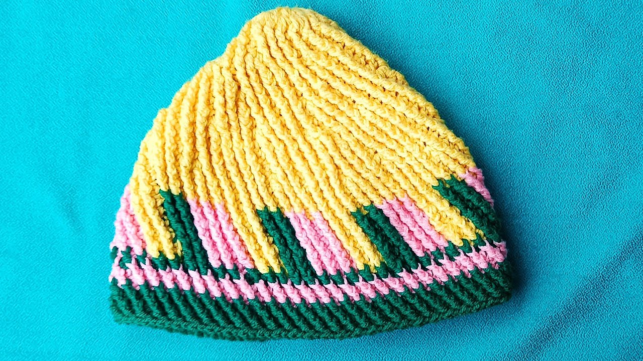 how to crochet cap pattern - YouTube