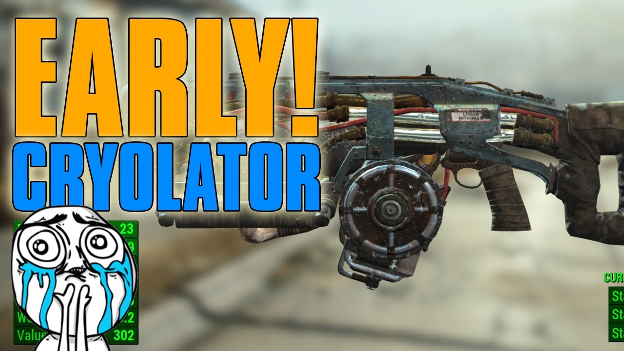 FALLOUT 4 | How To Get The Cryolator EARLY! One Of The Best Guns In The ...