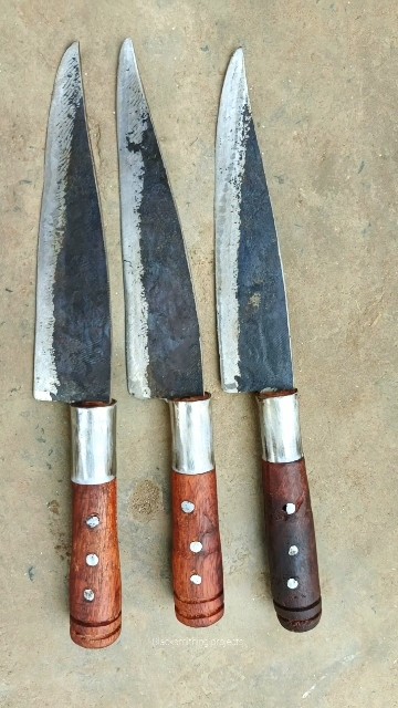 Old Rusty file turned into Three Amazing knives - YouTube