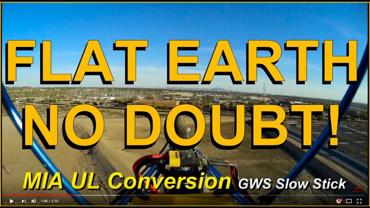 FLAT EARTH - RC Ultralight - FPV - GWS Slow Stick - MIA Ultralight ...