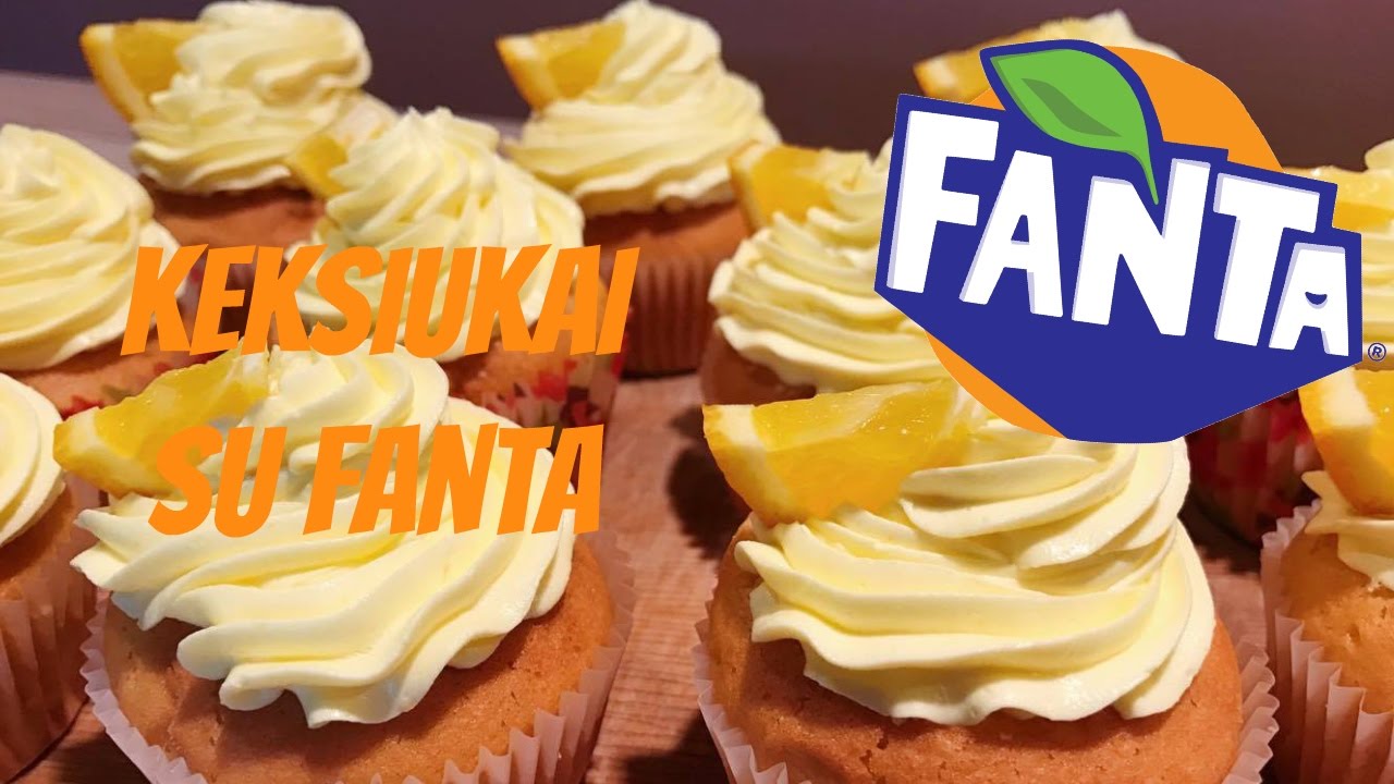 Keksiukų su FANTA ir sviestiniu kremu receptas - YouTube