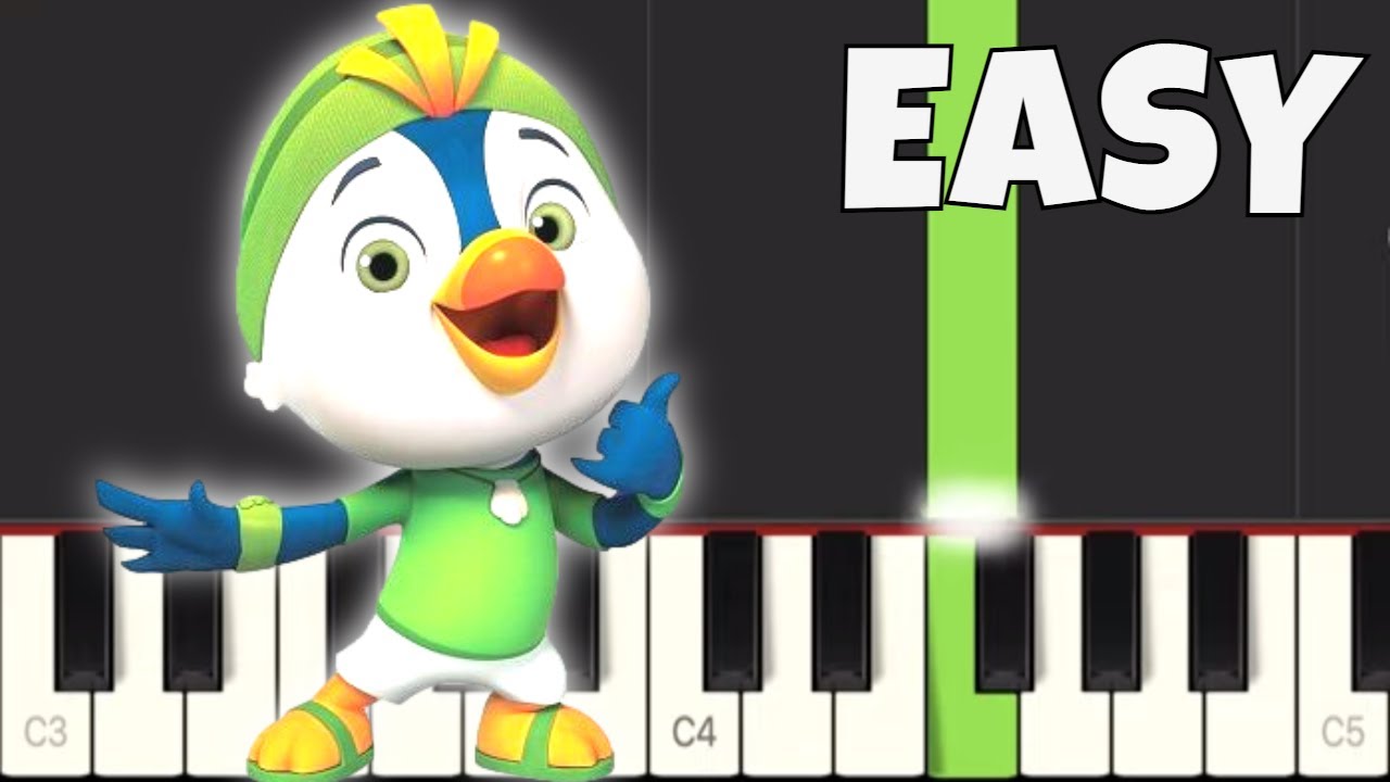 Top Wing Theme - EASY Piano Tutorial - YouTube
