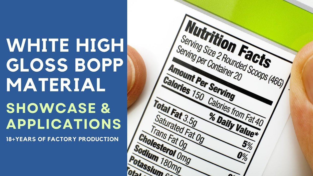 White high-gloss BOPP: the perfect packaging and printing solution ...