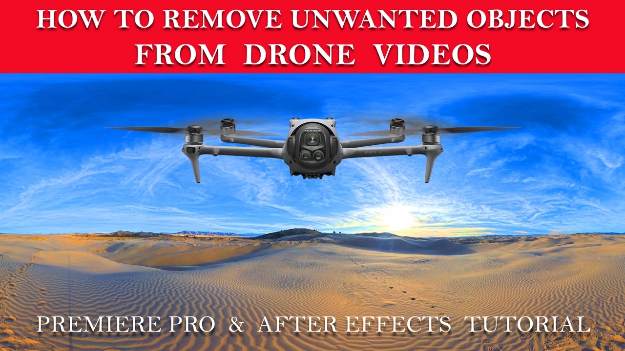 How to Remove Unwanted Objects From Your Drone Videos - YouTube