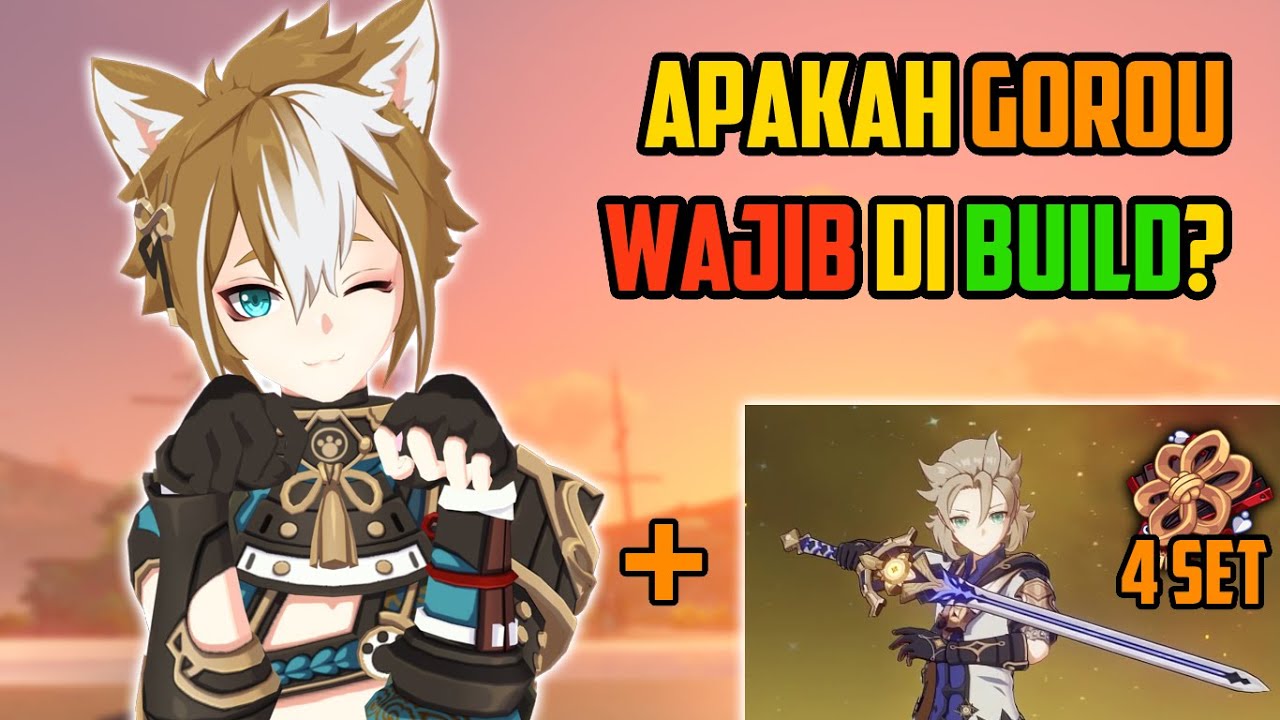 Penjelasan Gorou - Buff Si Jenderal Anjing di Albedo set HoOD | Genshin ...