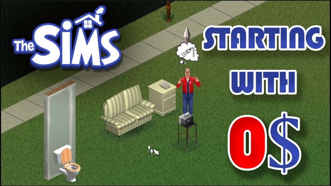The Sims 1, No Expansions! Starting with 0$. #1 - YouTube