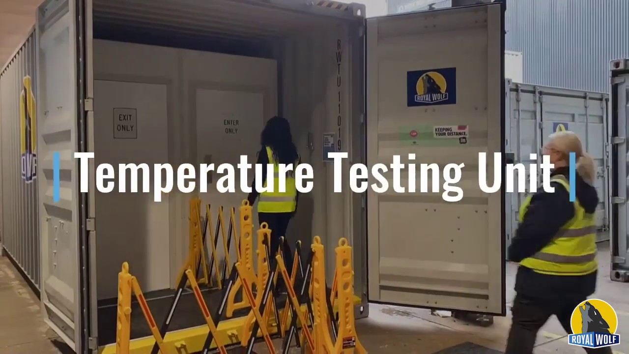 Royal Wolf's Temperature Testing Units - YouTube