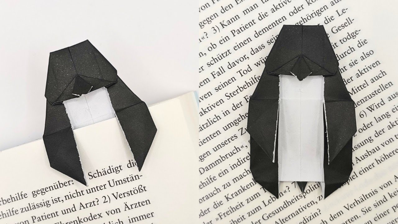 Origami PENGUIN bookmark by Jo Nakashima | How to make a paper penguin ...