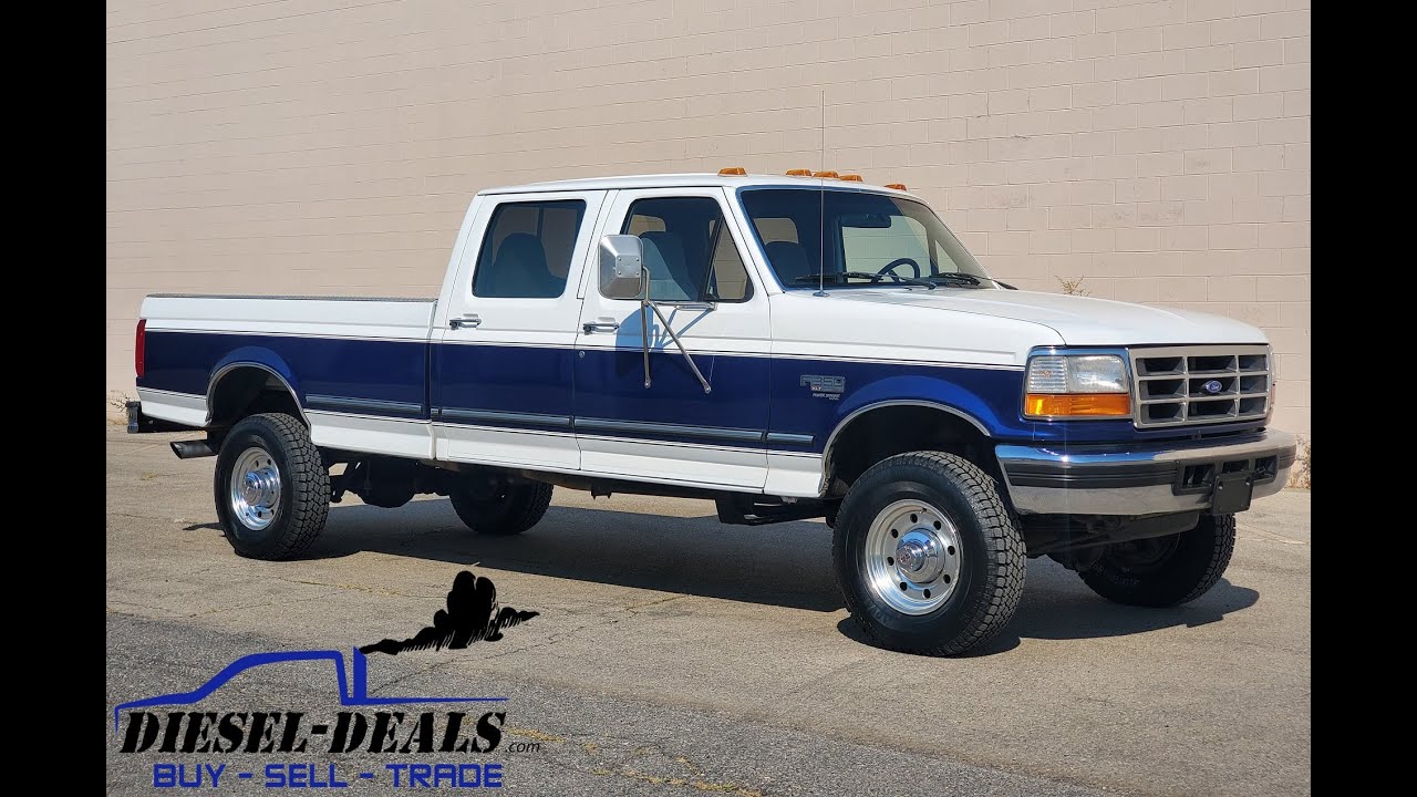 WWW.DIESEL-DEALS.COM (SOLD) 1997 FORD F350 CREW CAB XLT 4X4 7.3 ...