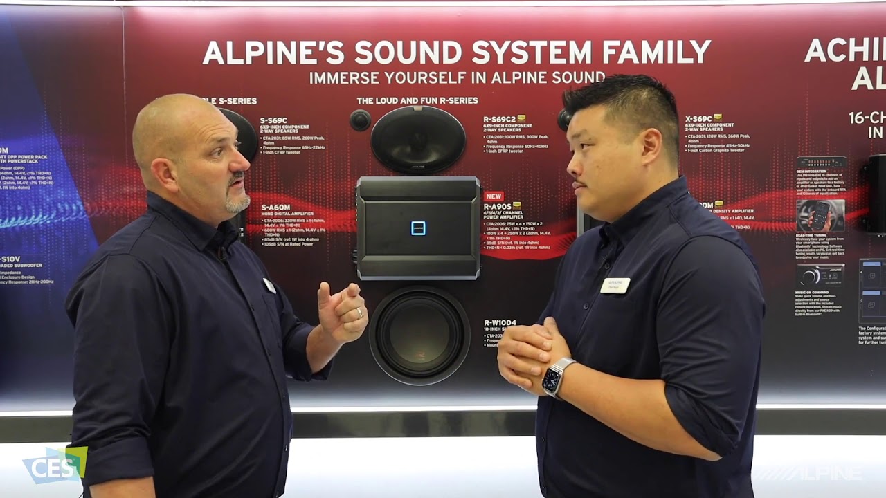 Alpine CES 2020 6 Channel R Series Amplifier R A90S - YouTube