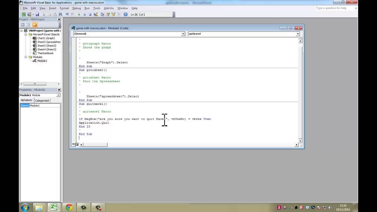 Simple VBA Routine - YouTube