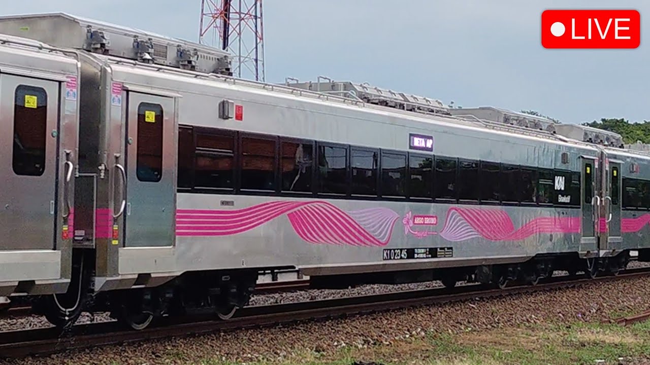 🔴 KERETA RAJA UTARA RANGKAIAN TERBARU !! Hunting KLB Ujicoba Argo Bromo ...
