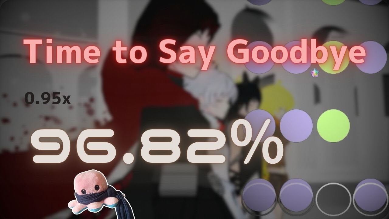 Time to Say Goodbye 0.95 96.82% !!! [Osu!Mania] - YouTube