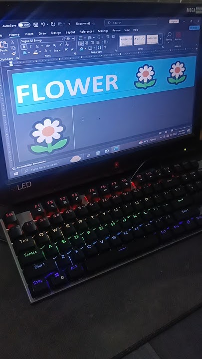 Flowers Colour Symbol 2016 ms Word Use Tricks #nicl #níclcomputer #Computer #word #keyboard # ...