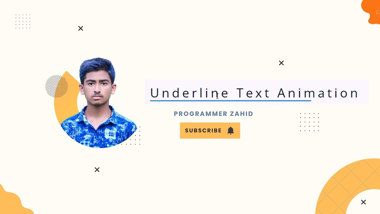 Underline Text Animation Using Html & CSS || 𝐏𝐫𝐨𝐠𝐫𝐚𝐦𝐦𝐞𝐫 𝐙𝐚𝐡𝐢𝐝 (Bangla Tutorial) - YouTube
