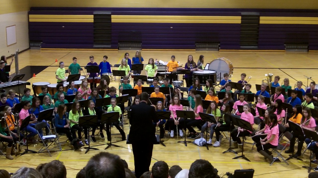 Evening with the Stars Chaska Middle School West 7th Grade Band - YouTube
