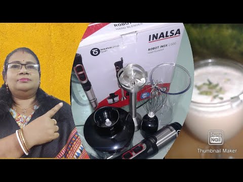 Inalsa Robot 1000watt Inox Hand Blender Unboxing & Honest Review/Best ...