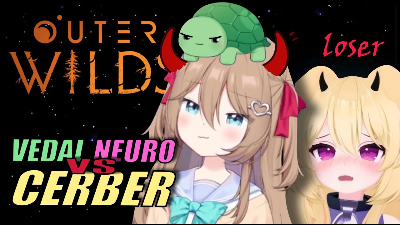 Neuro & Vedal BRAG to Cerber about BEATING Outer Wilds before her ...