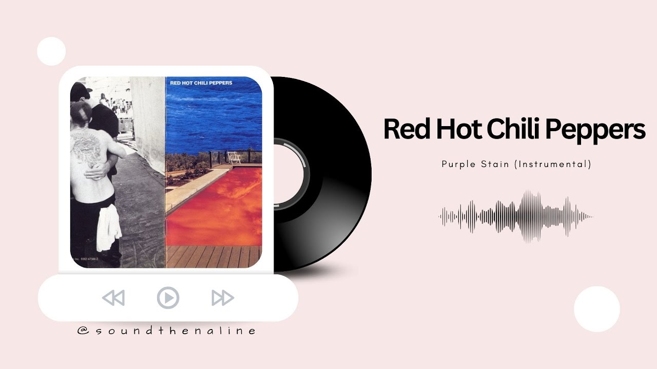 Red Hot Chili Peppers Purple Stain Instrumental Youtube