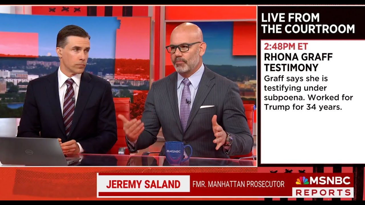 MSNBC: Rhona Graff Testifies: Gatekeeper of Trump's Paper Trail - Legal ...