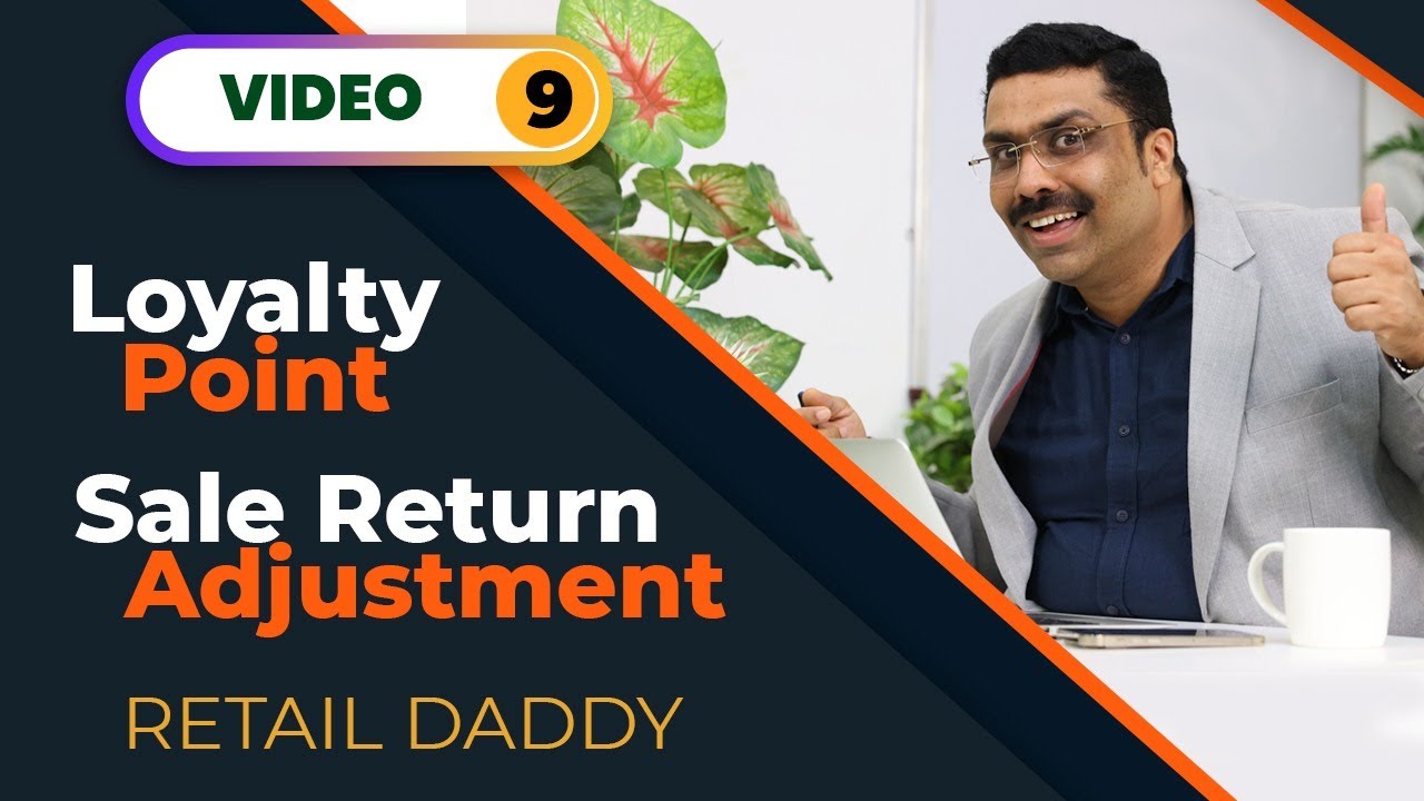 Loyalty Point Option and Sale Return Adjustment option Retail Daddy Billing Software - YouTube