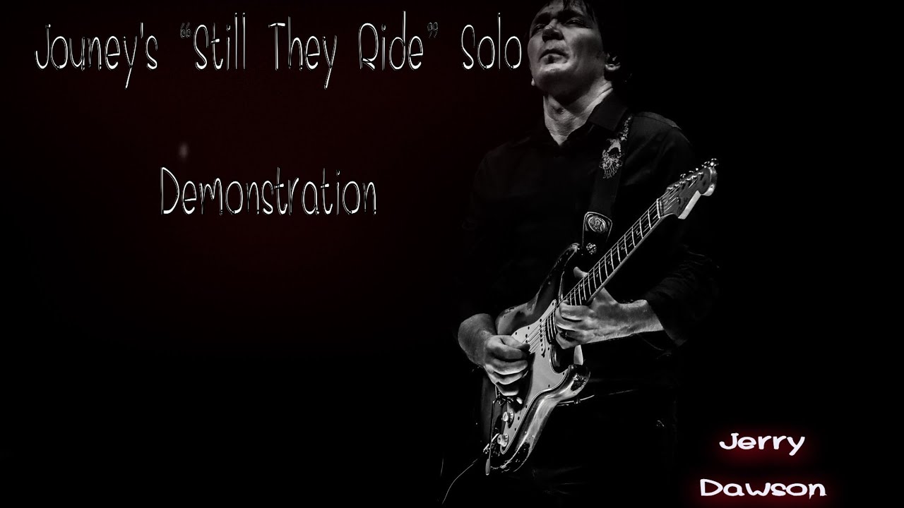 Accurate Version of Journey's Still They Ride Guitar Solo/Cover - YouTube