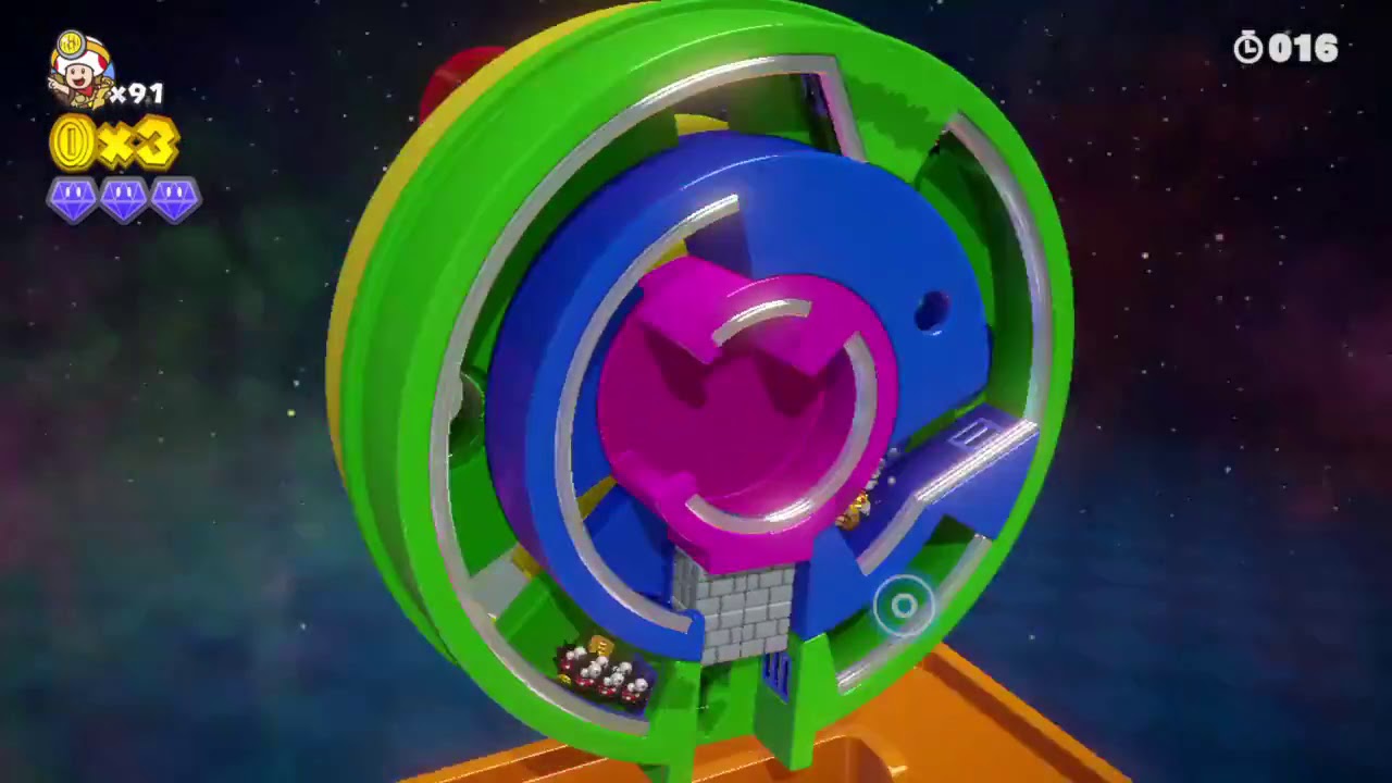Captain Toad (Switch) - Spinning Starmaze (S-14) 28s - YouTube