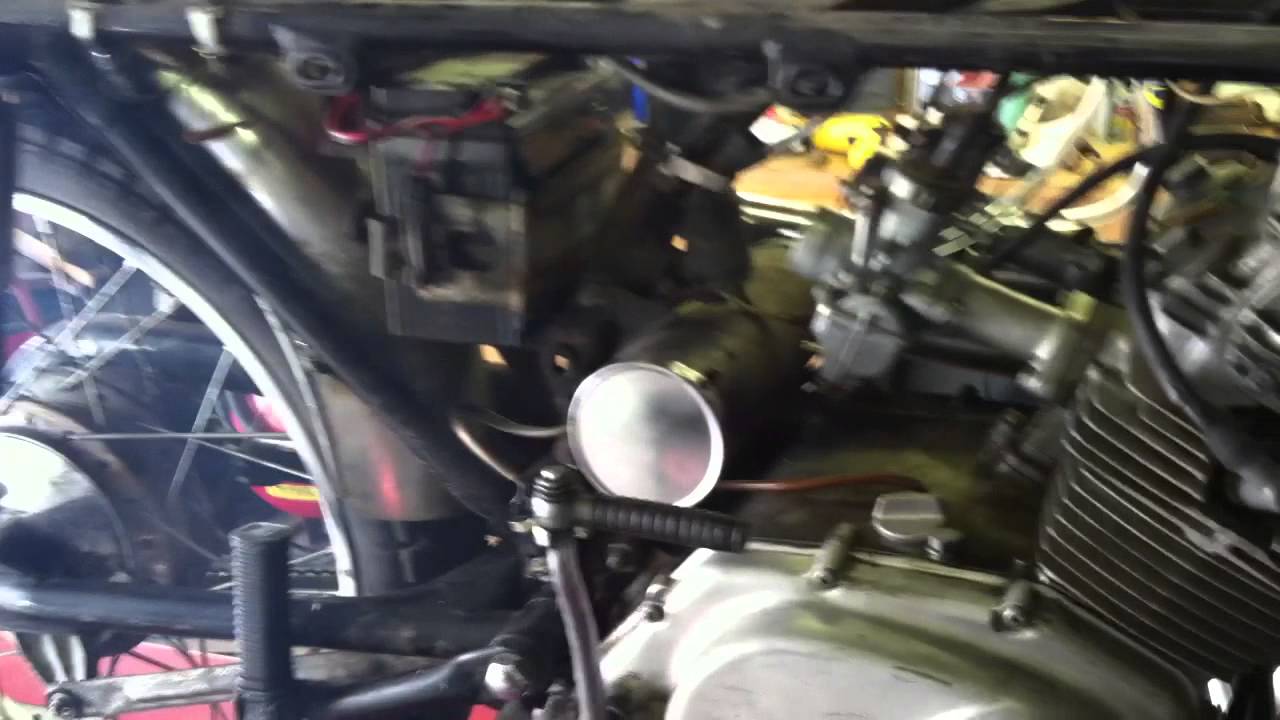 1968 Honda CL175 first start up - YouTube