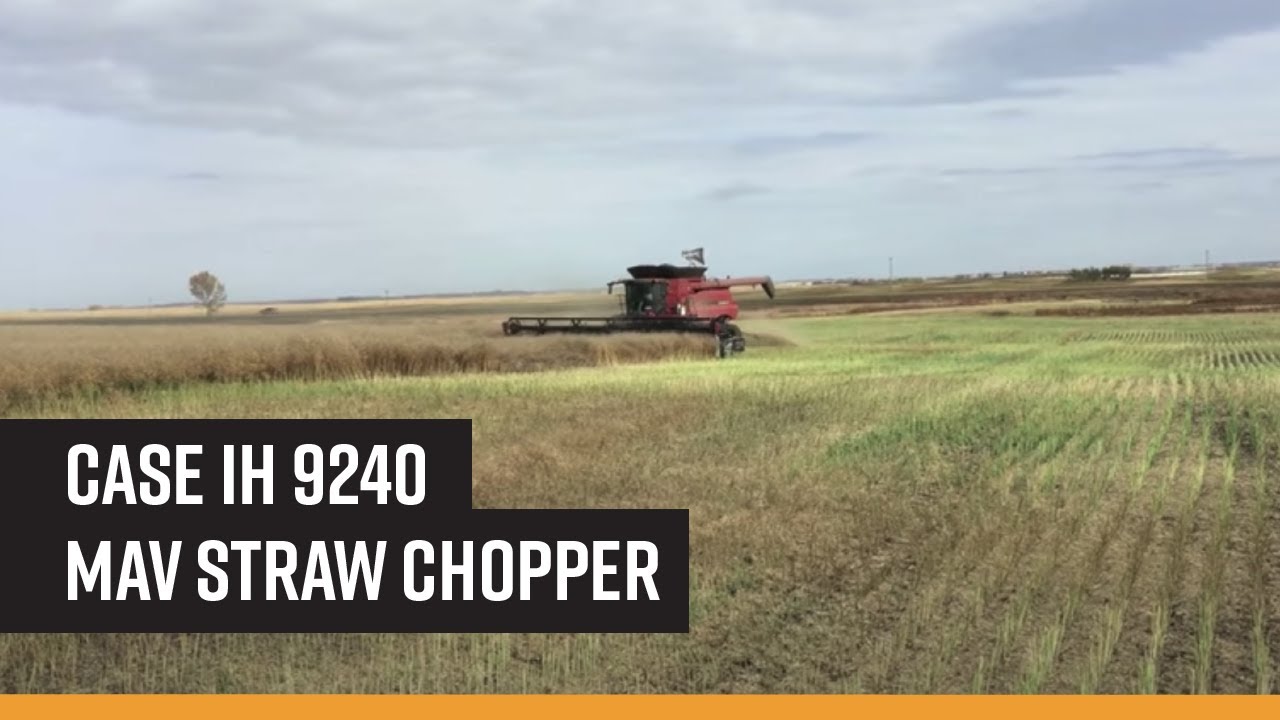 Case IH 9240 MAV straw chopper - 2016 - YouTube