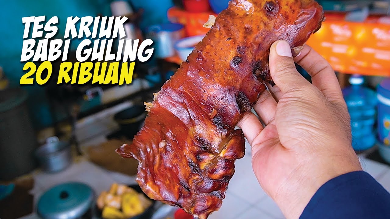 BABI GULING MURAH PINGGIR JALAN - BABI GULING ADI JAYA - YouTube