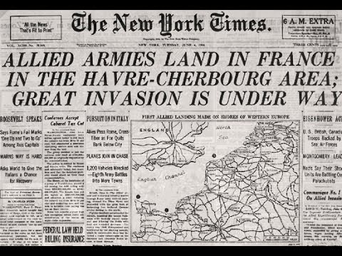 D-day FDR prayer./ FRONTLINE COMMANDO: D-DAY