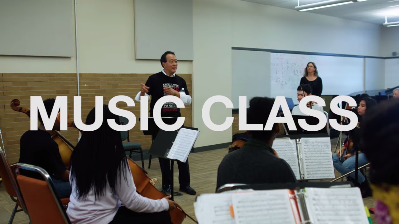 Yo-Yo Ma Visits Music Class - YouTube