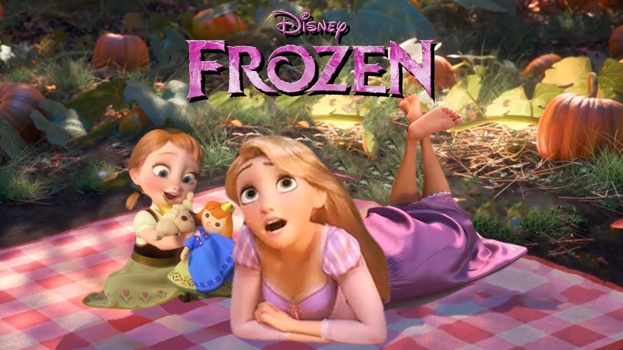 Rapunzel plays with baby Anna | Frozen 3 [Anna Daughter - Fanmade Scene ...