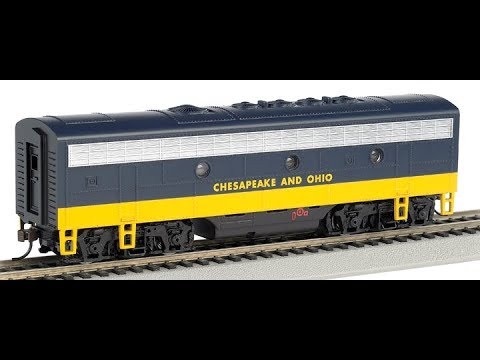 Bachmann 63808 F7-B Diesel Locomotive & Bachmann 63806 F7-B Diesel Locomotive