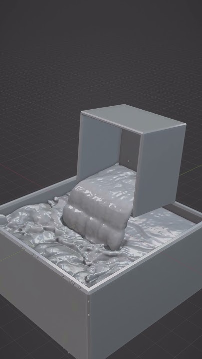 Fluid simulation 4 - Solid viewport, Material 2 - YouTube