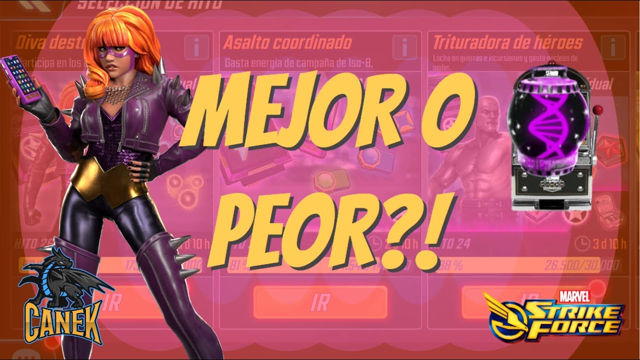 Ha mejorado el evento mensual!?! Apertura de orbes de Titania de Marvel Strike Force en español ...