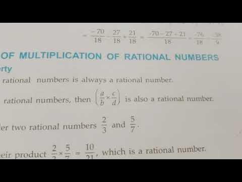 Multiplication Of Rational Numbers Explained || All Properties || The ...