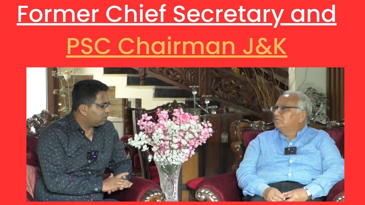 Former CS B.R Sharma's Take on G20 Kashmir summit | JK News Today - YouTube