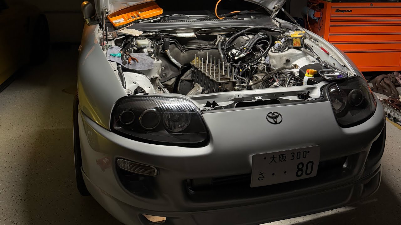 Rebuilding my 2JZ | NEW GTE block | Part 1 - YouTube