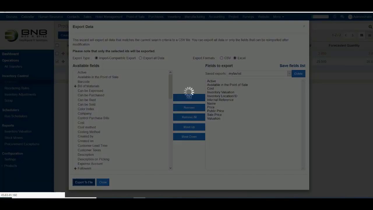 Inventory Reports on Bits N bytes ERP - YouTube