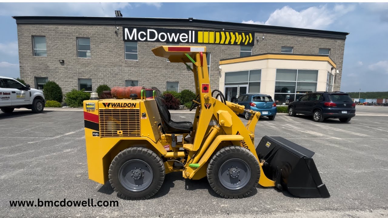 Waldon 4500B Diesel Articulating Loader | McDowell Equipment - YouTube