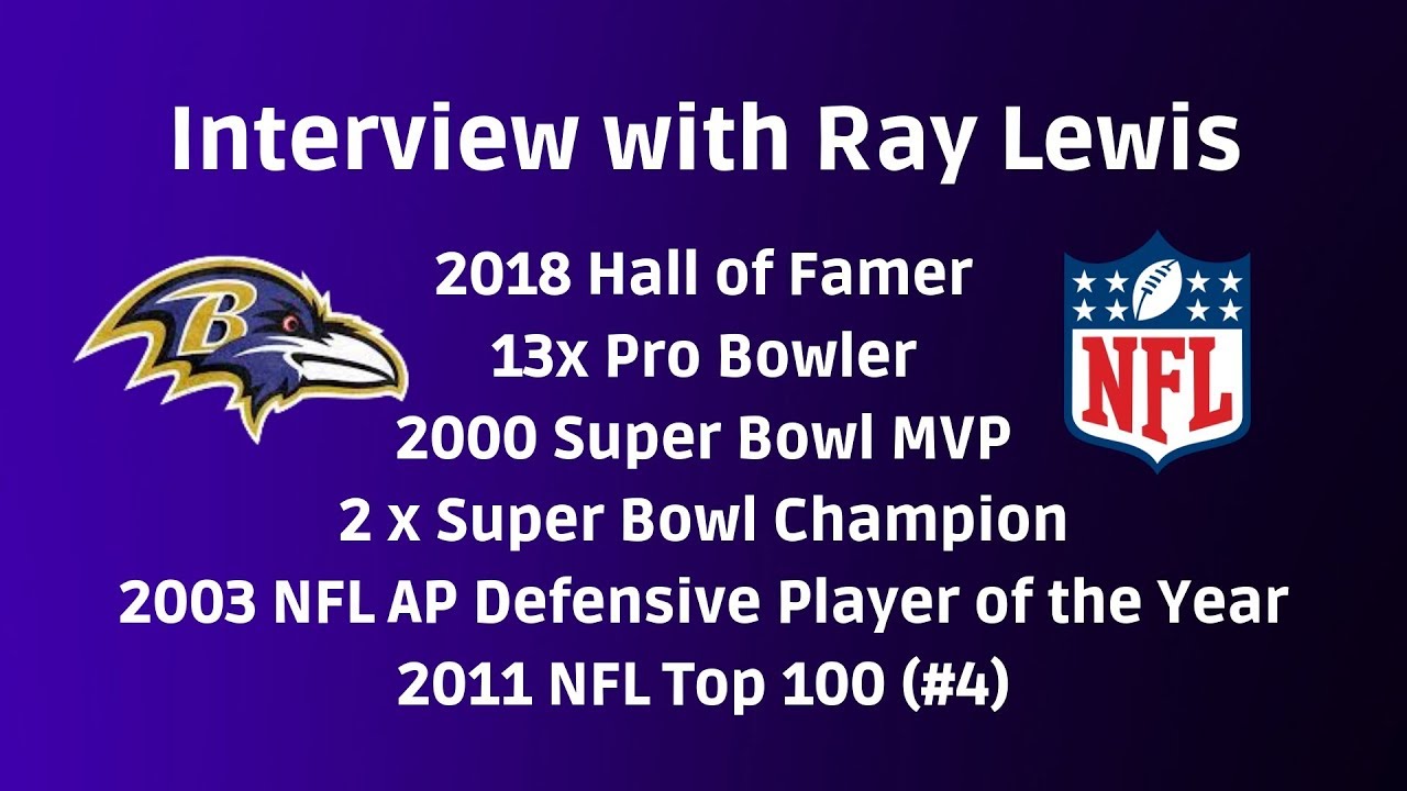 Interview with Ray Lewis - YouTube