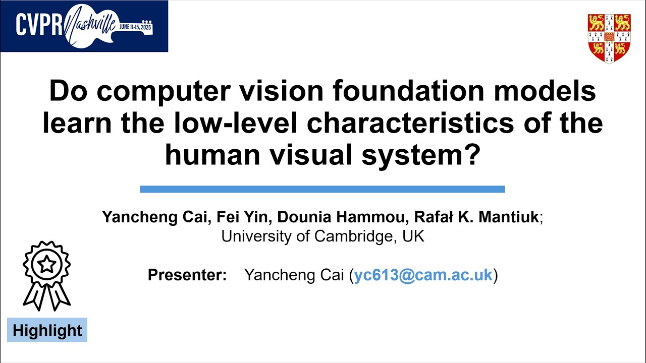 [CVPR 2025 Highlight] Do vision foundation models capture low-level ...