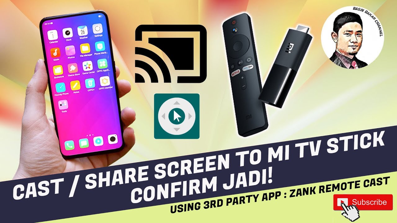 SHARE SCREEN / CAST ANDROID PHONE TO MI TV STICK | 2021 VERSION ...