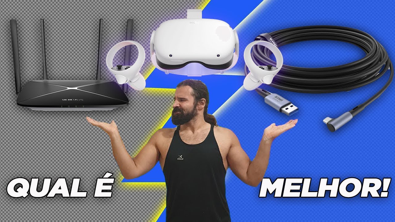 QUAL E QUANDO USAR! CABO LINK USB OU WIFI AIRLINK NO OCULUS META QUEST ...